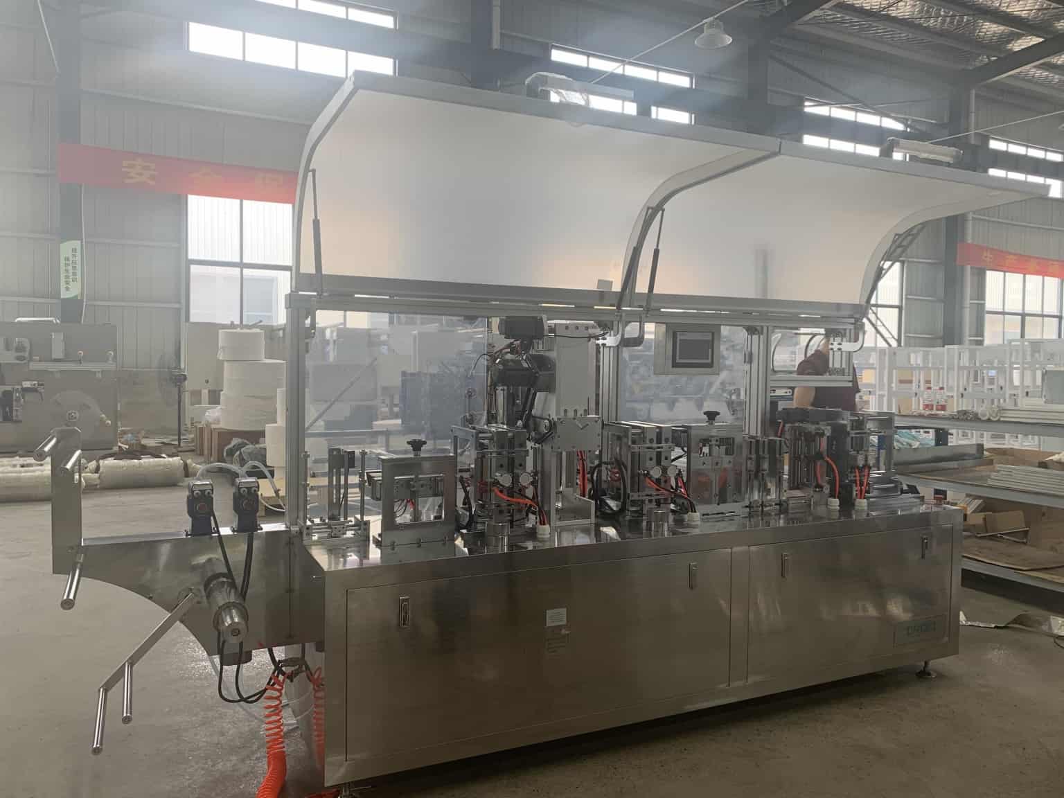 DH-250 Single Sachet and Dual Packs Wet Wipes Machine