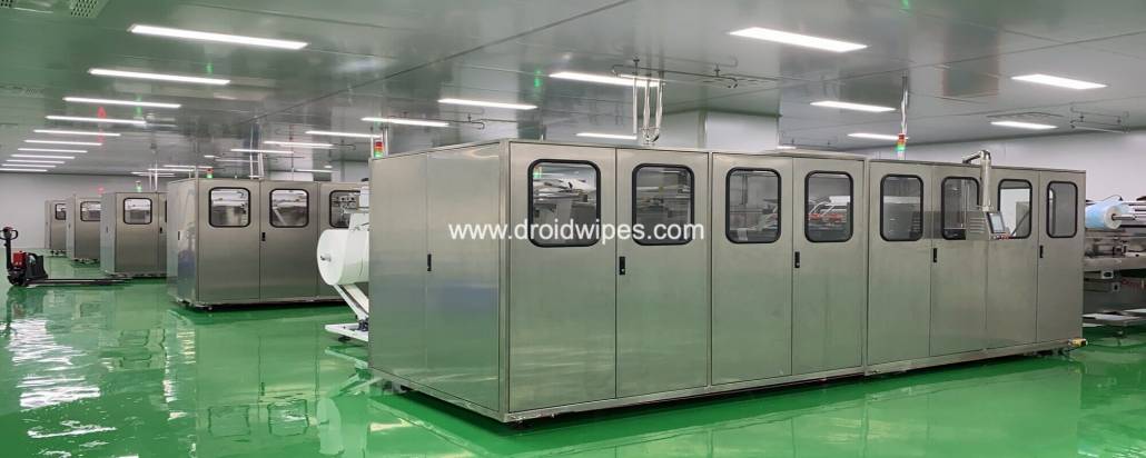 UT-FL4 Cross Fold Wet Wipes Machine for Mini Wipes Pack