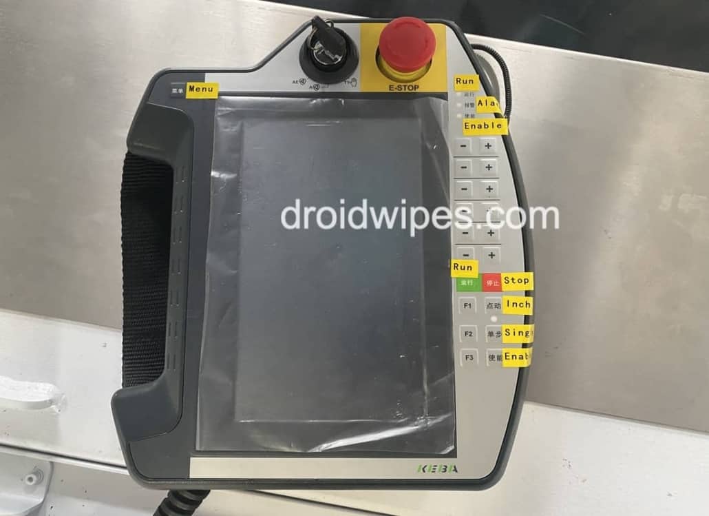 Robotic Wet Wipes Lid Applicator / Wet Capping Machine